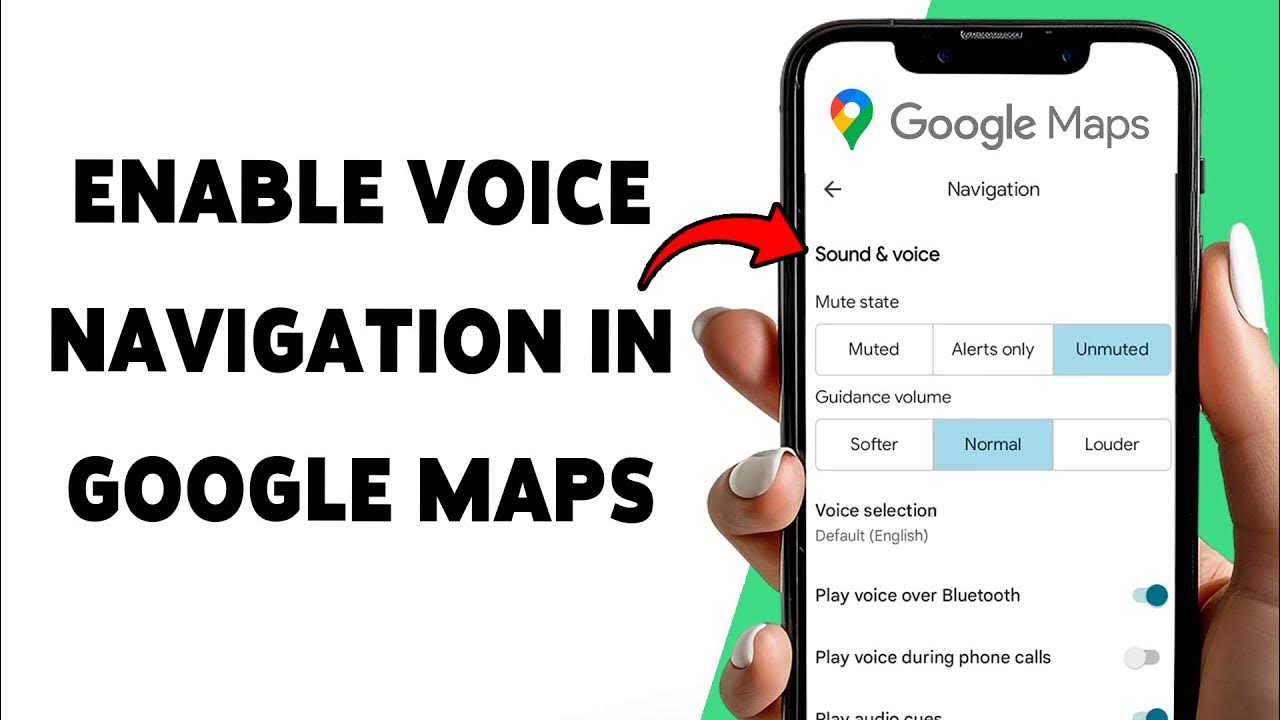 How To Enable Voice Navigation In Google Maps 2025 | Turn On Voice Directions For Easy ...