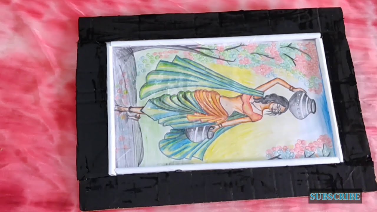 DIY Pista Shell Craft || Beautiful Pistachio Shells Photo Frame made ...