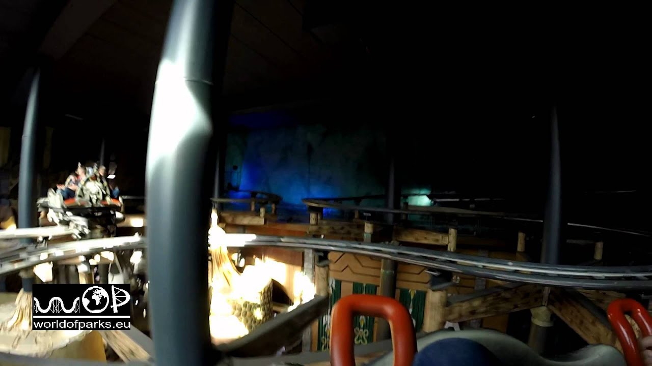 Phantasialand - Winja's Fear On Ride - Spinning Coaster - YouTube