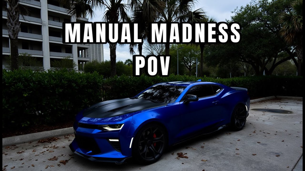 COME DRIVE WITH ME IN MY MANUAL CAMARO SS 1LE.... NIGHT TIME POV DRIVE ...