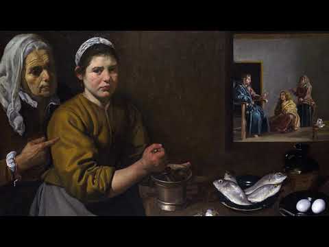 Marta ve Meryem'in Evinde İsa- Diego Velázquez (resim okuma)