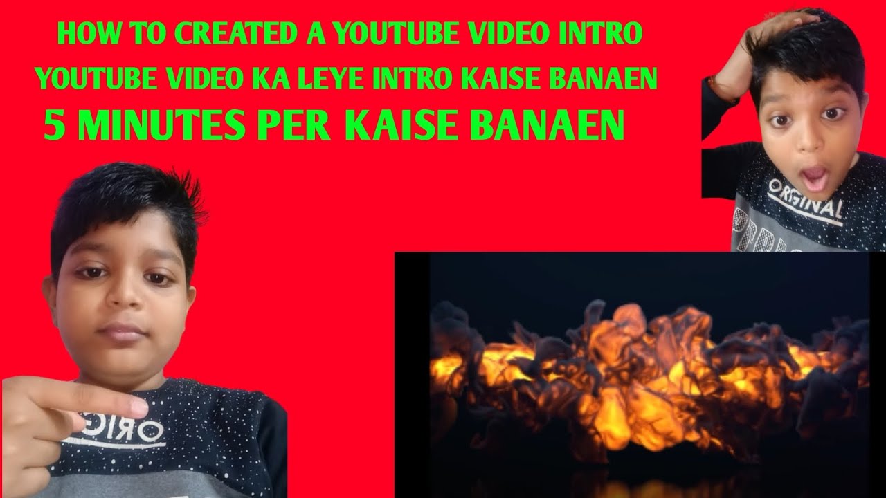 HOW TO CREATED A YOUTUBE VIDEO INTRO | YOUTUBE VIDEO INTRO KAISA BANAEN ...