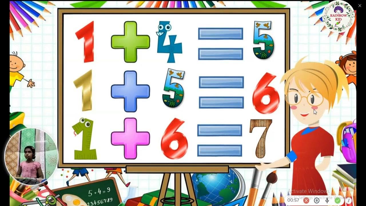 Simple Addition for Pre-learners | kids Math Learning | Math For ...