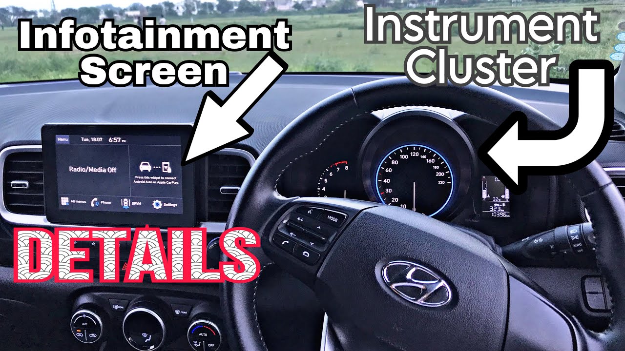 Hyundai Infotainment and Instrument Cluster full Details | The Moto ...