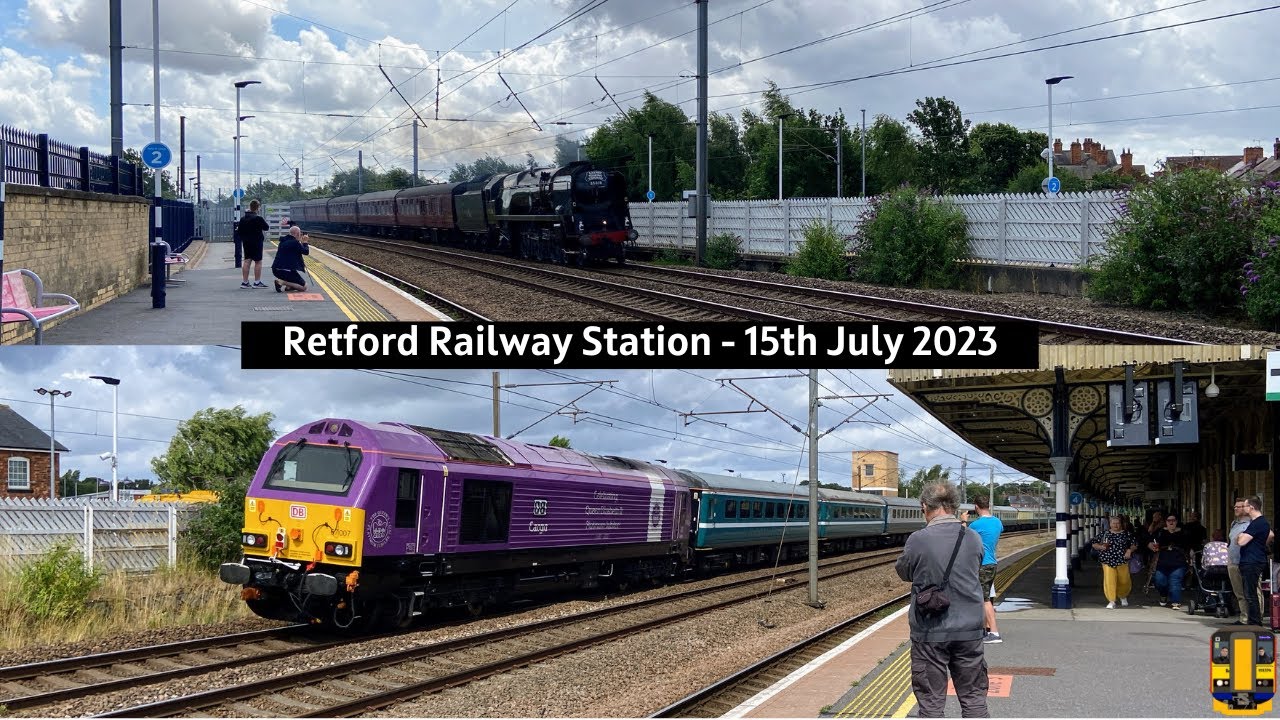 *TWO Railtours* Trains at Retford Station (15/07/2023) - YouTube