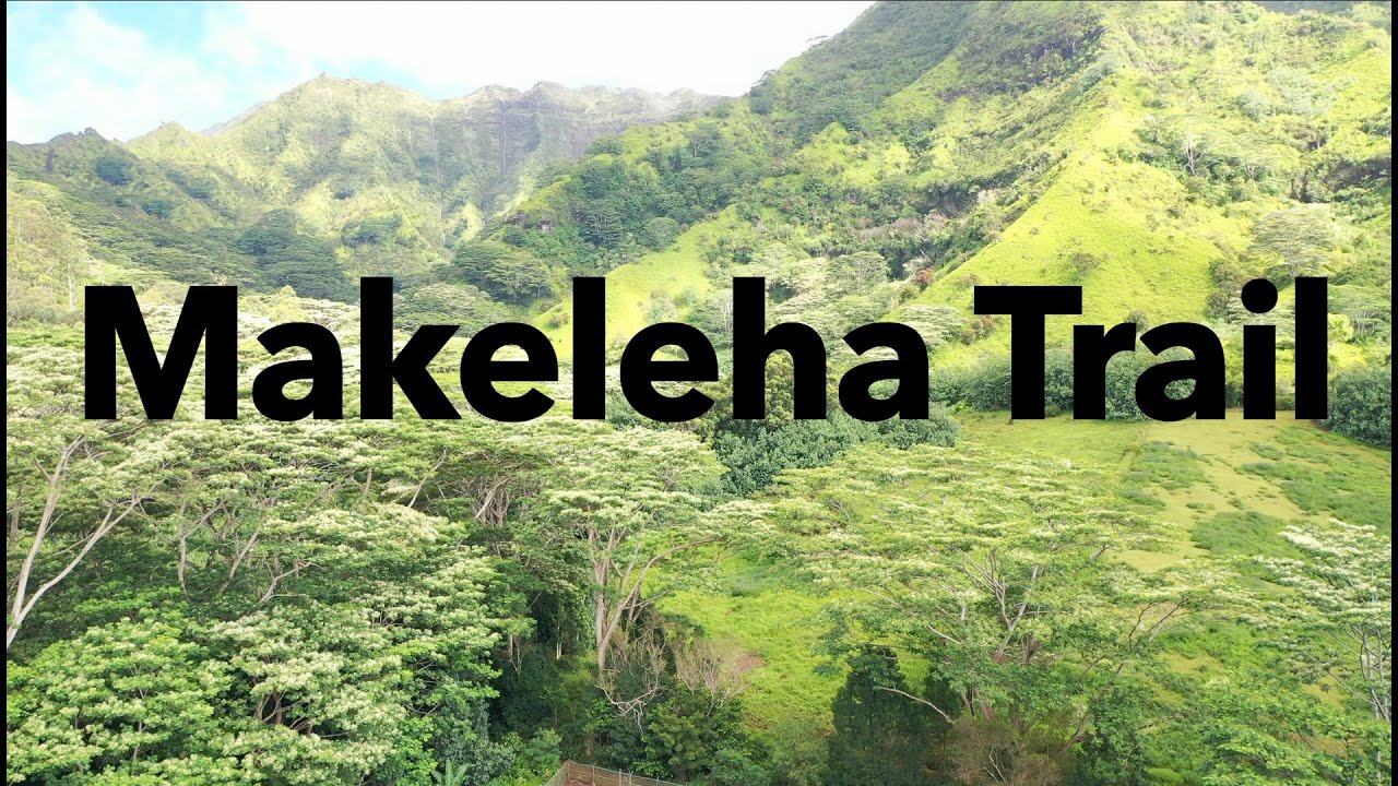 Makaleha Trail - 4K Drone - Kauai - YouTube