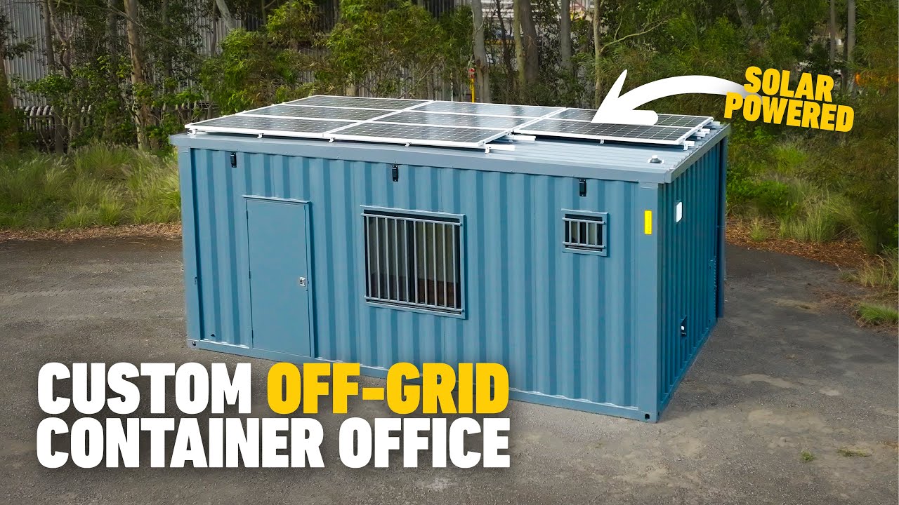 6m x 3.5m Off-Grid Modular Office | Self-Sufficient Workspace - YouTube