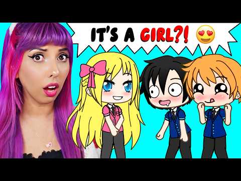 A GIRL in an ALL BOYS SCHOOL?! 😱✨ Gacha Life Mini Movie Reaction