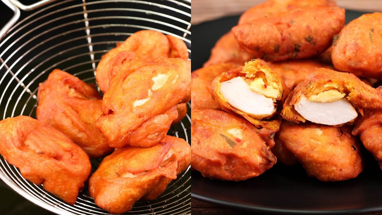 CRISPY EGG PAKODA l EASY & QUICK SNACK RECIPE - YouTube