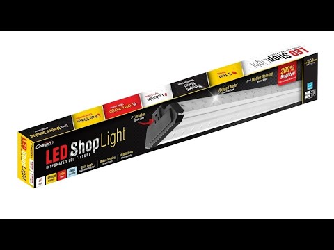 Champion Electronics 4ft LED Shop Light installed and quick overview ...