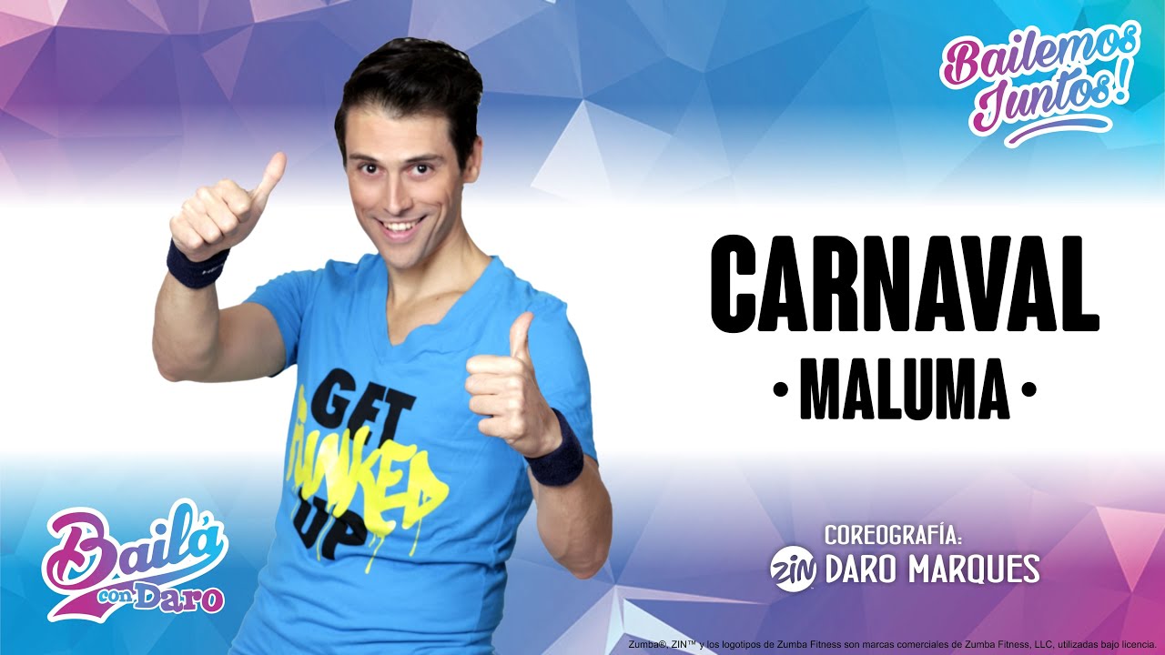 Carnaval (Maluma) • Choreo for Zumba® by ZIN™ Daro Marques - YouTube