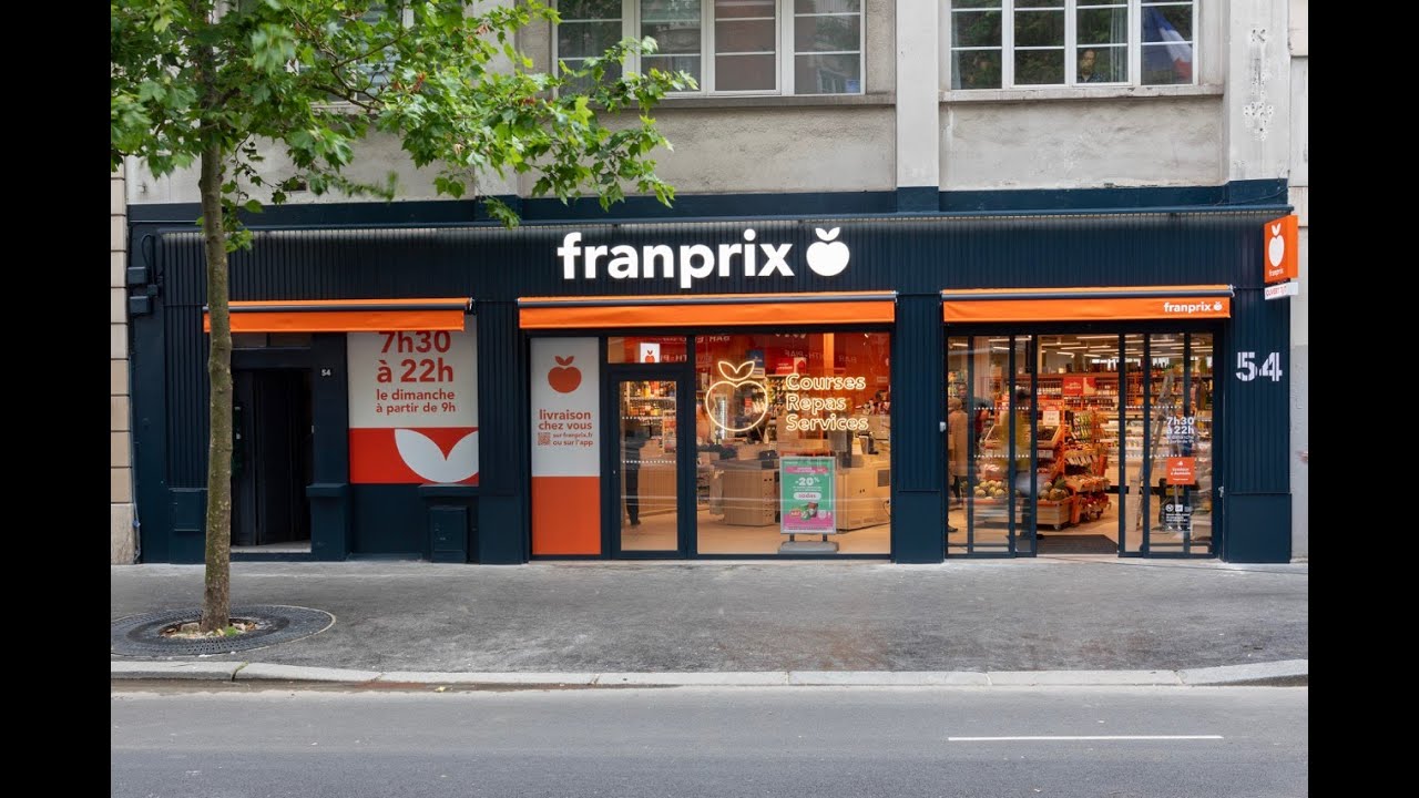 Franprix se réinvente et lance son nouveau concept de magasins - YouTube
