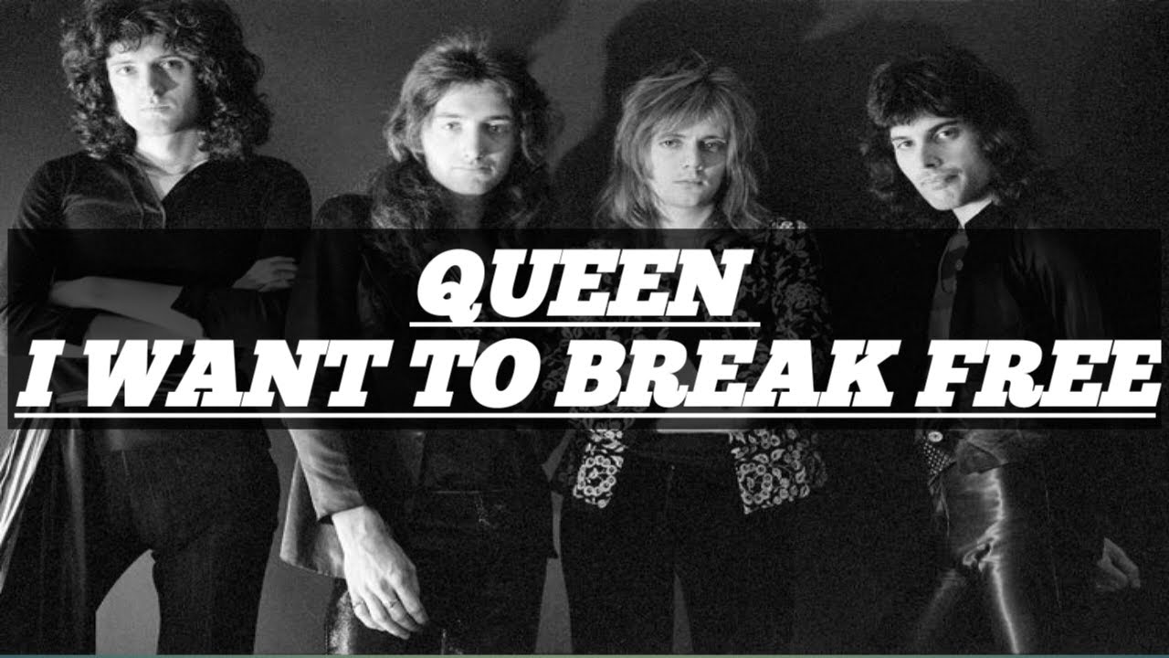 QUEEN - I WANT TO BREAK FREE (lyrics video) - YouTube