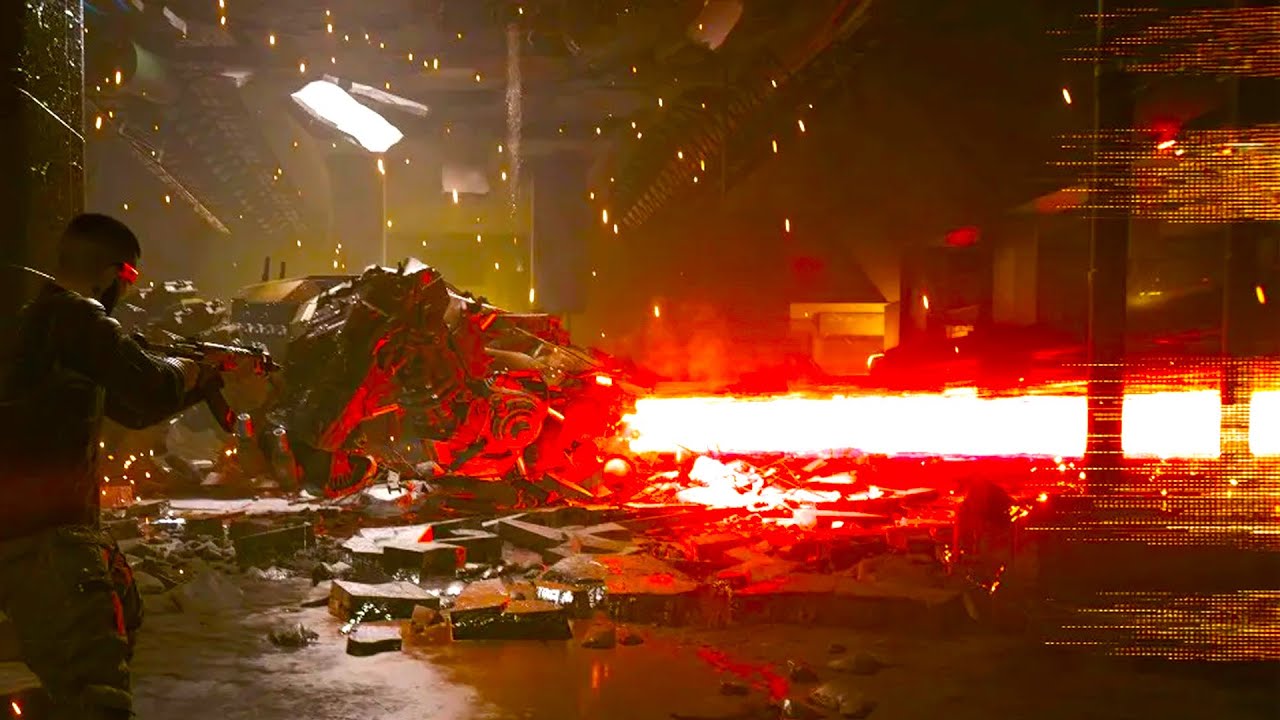 MEET THE CHIMERA! (Cyberpunk 2077 Phantom Liberty) Giant Robot Attack ...