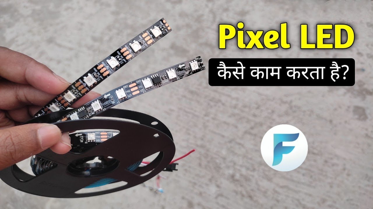 How Pixel LED works? explained with Oscilloscope - YouTube