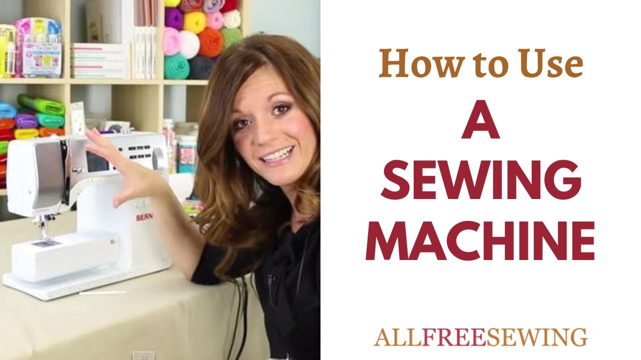 How to Use a Sewing Machine - YouTube