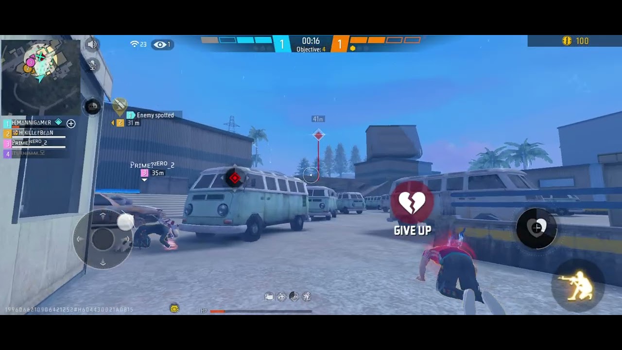 1vs4 CS CRICKET POSH Free Fire - YouTube