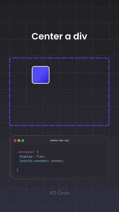 How To Center A Div Using Flexbox Css Flexbox Javascript Webdevelopment Shorts Xdcode