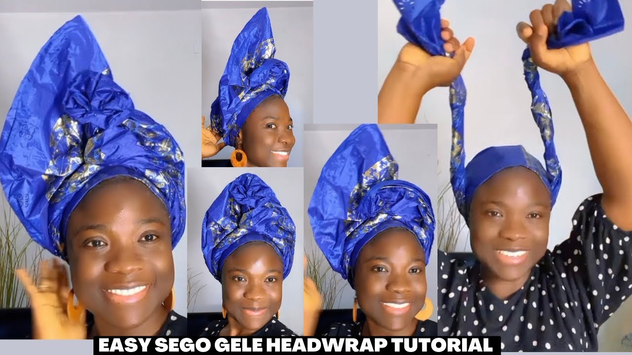 Sego Gele Headwrap Tutorial #tutorial #headwrap #easytutorial # ...