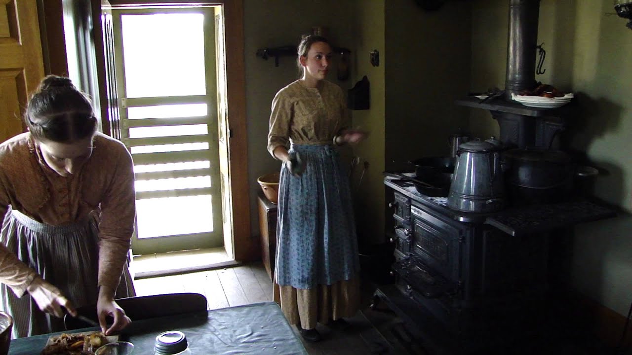 Greenfield Village - Firestone Farm: Cooking in an 1880's Kitchen pt. 2 ...