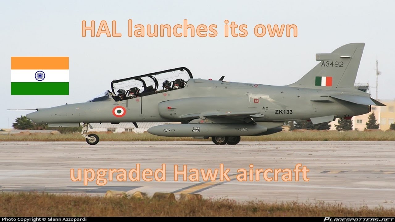 HAL launches its own upgraded Hawk aircraft - YouTube
