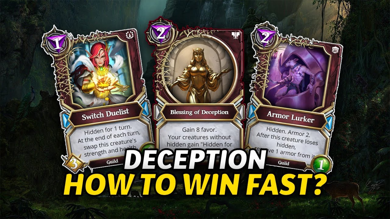 $14 Deception Deck for Wins | Gods Unchained - YouTube
