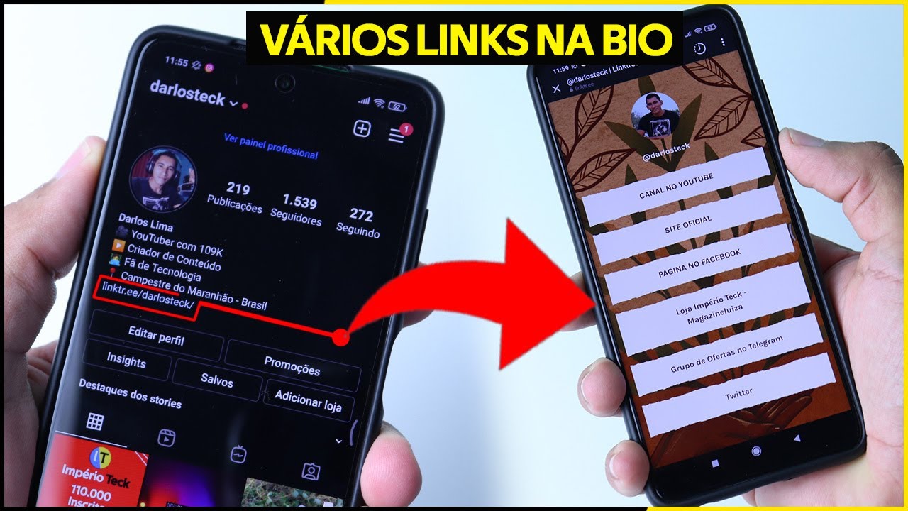 Não tem 10 mil SEGUIDORES! Use o LINKTREE para colocar vários links na ...