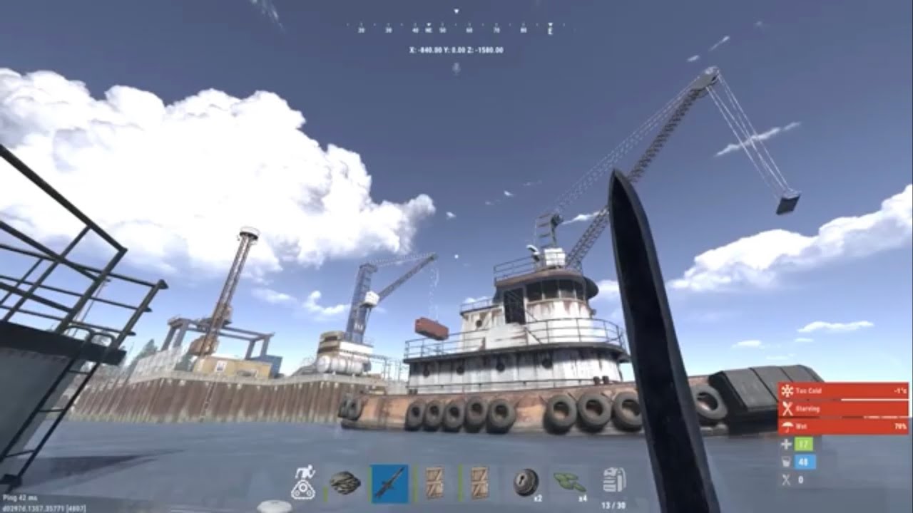 Rust console tug boats NEW! - YouTube