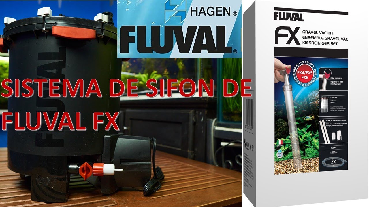 SIFON DE FLUVAL PARA FX4, FX5 Y FX6 - YouTube