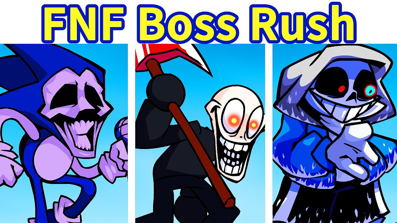 Friday Night Funkin': VS Boss Rush (Majin Sonic, Eteled, Dust Sans ...