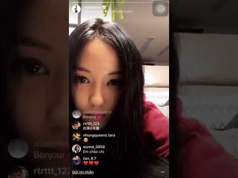 171225 T-ARA HYOMIN INSTAGRAM LIVESTREAM