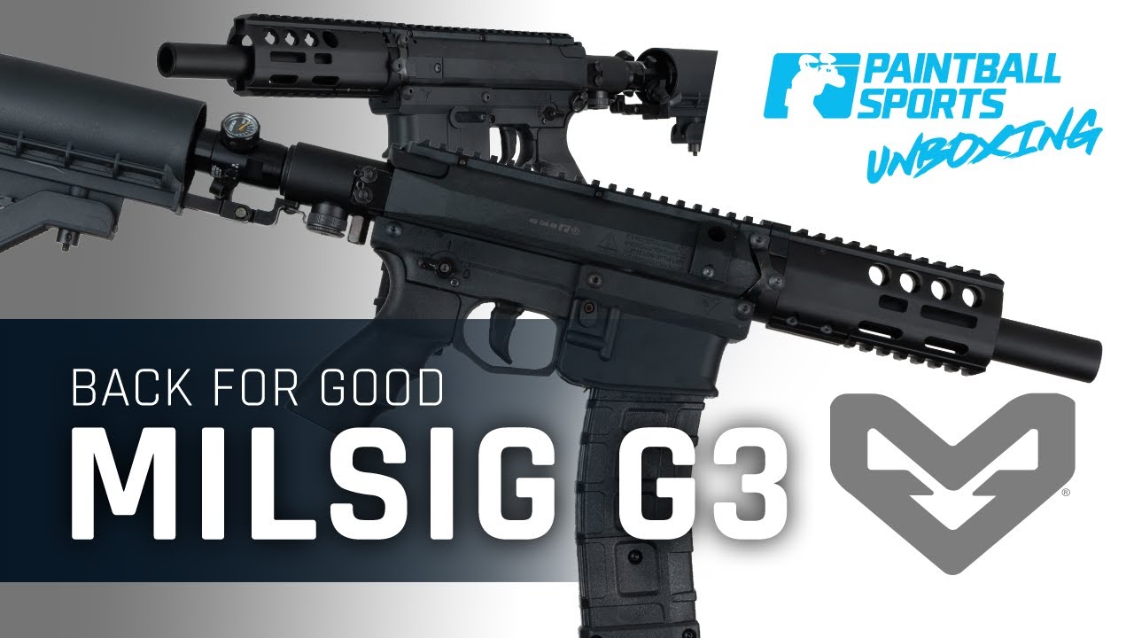 UNBOXING | MILSIG M17 G3 - Paintball Markierer - YouTube