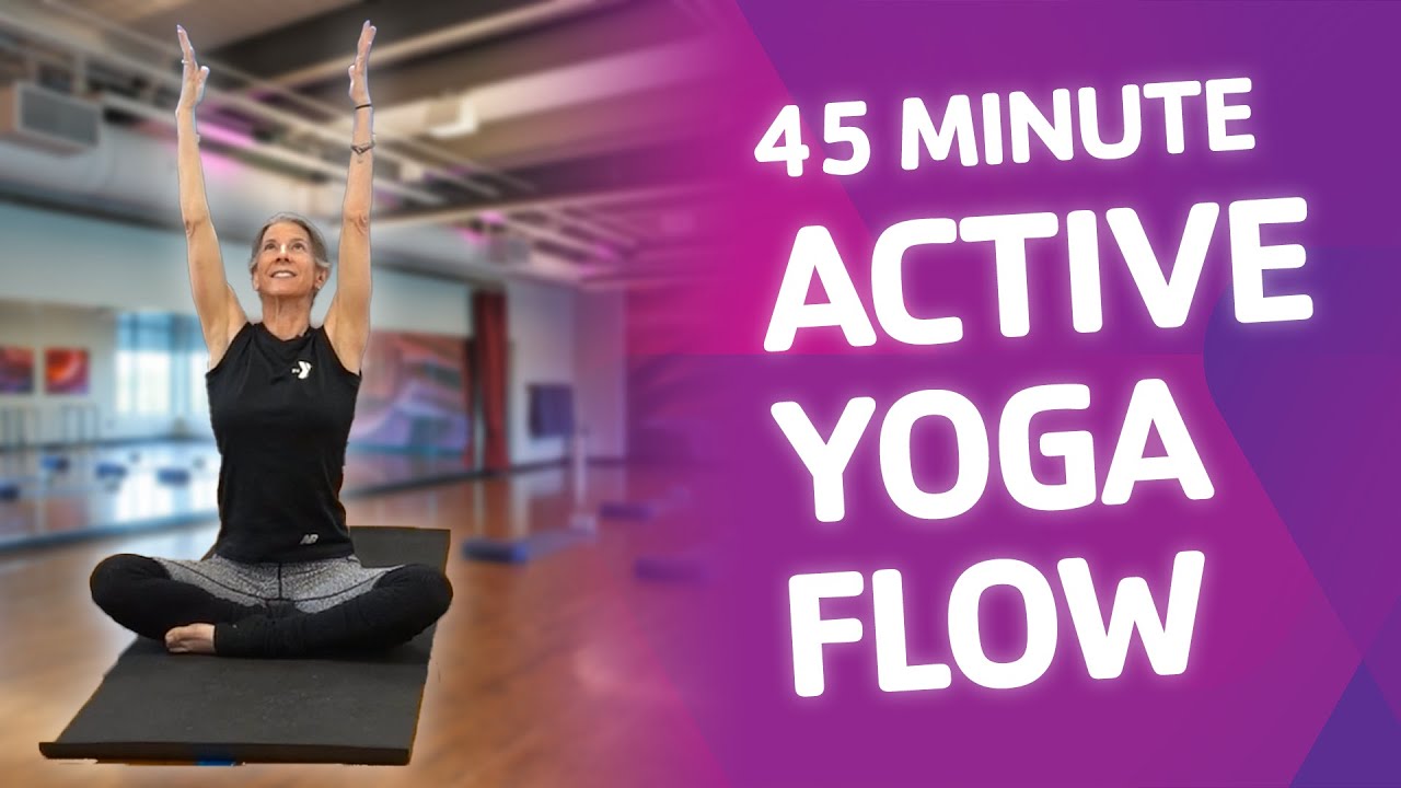 45 Minute Active Yoga Flow - YouTube