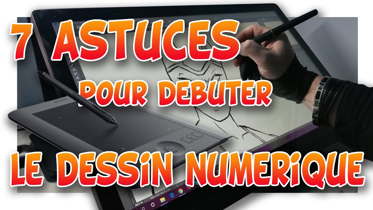 7 ASTUCES POUR DÉBUTER LE DESSIN NUMÉRIQUE - YouTube