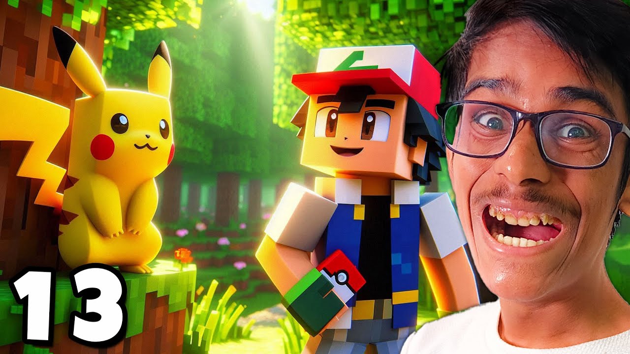 finally i got PIKACHU!!😍 | Cobblemon EP13 | Pokemon Gameplay - YouTube