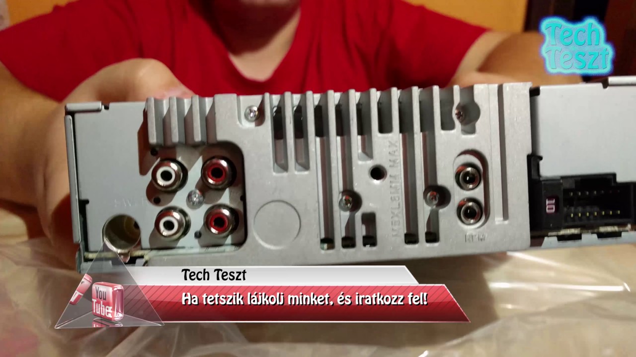 Alpine UTE-72BT kicsomagolás unboxing - YouTube
