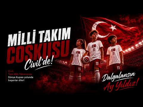 Dalgalansın Ay Yıldız! | Milli Takım Coşkusu Civil'de 🇹🇷