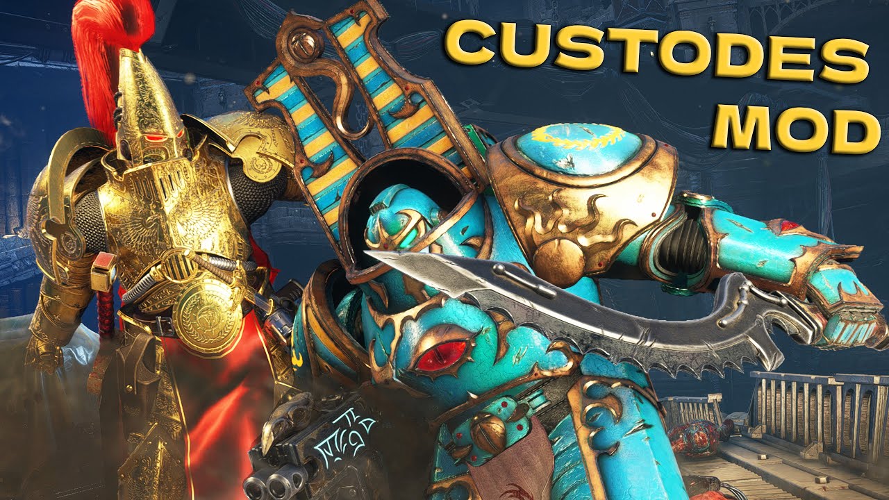 ADEPTUS CUSTODES vs CHAOS INVASION - Warhammer 40k: Space Marine 2 (4K, Mod) - YouTube