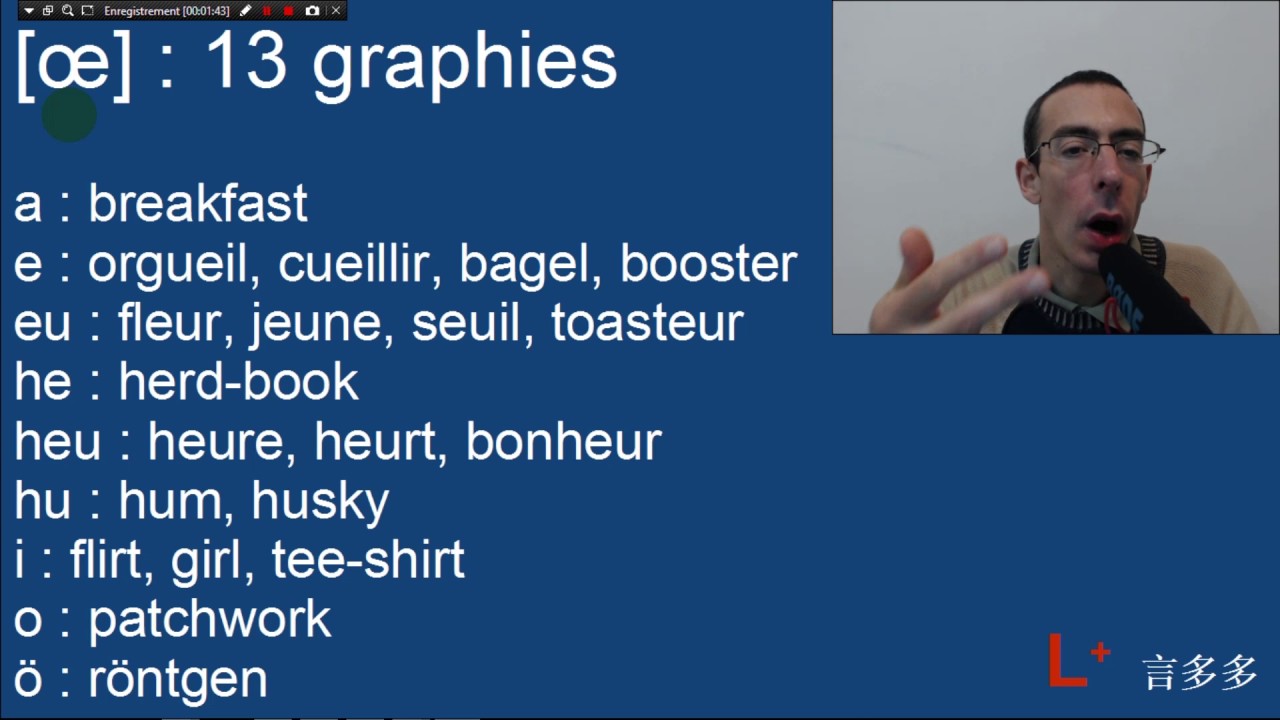 The [œ] sound: french phonic alphabet - YouTube