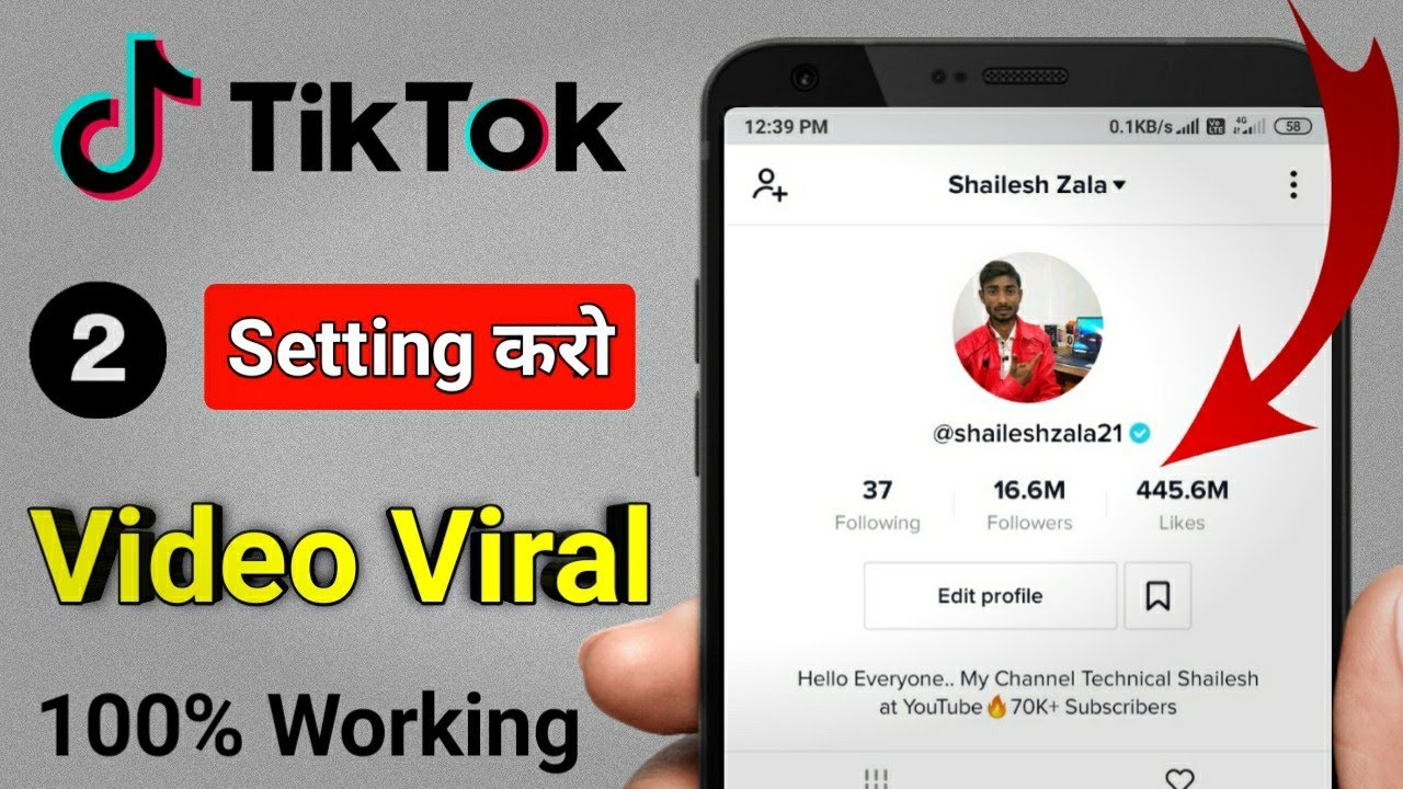 How To Viral Video On Tik Tokš„important 2 Setting Youtube