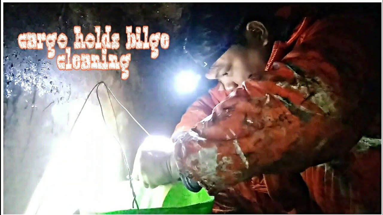 Cargo holds bilge cleaning - YouTube