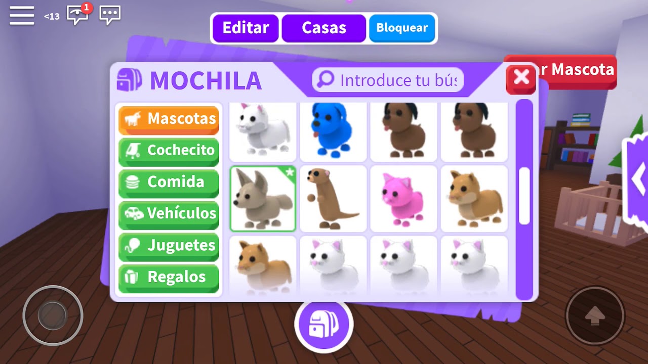 Mostrando mis mascotas/ adopt me roblox - YouTube