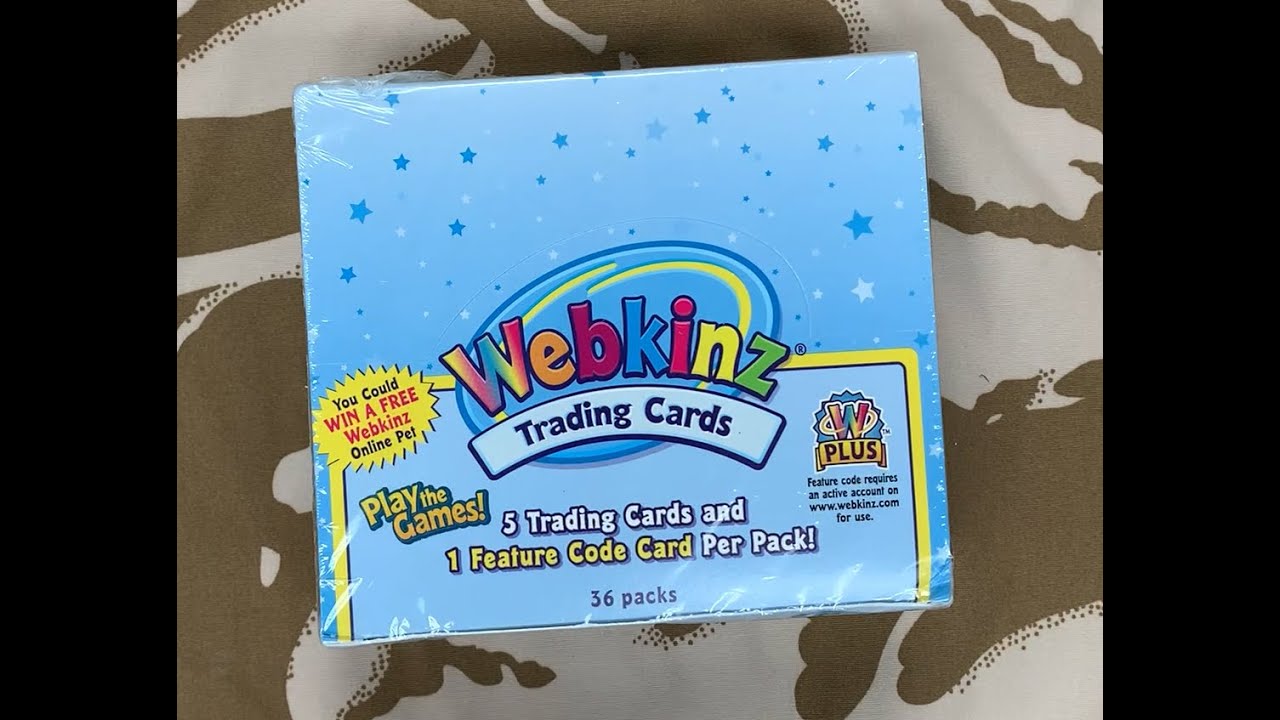 Webkinz Trading Cards Series 1 Box Opening (THERE WAS A DOG INSIDE THE ...