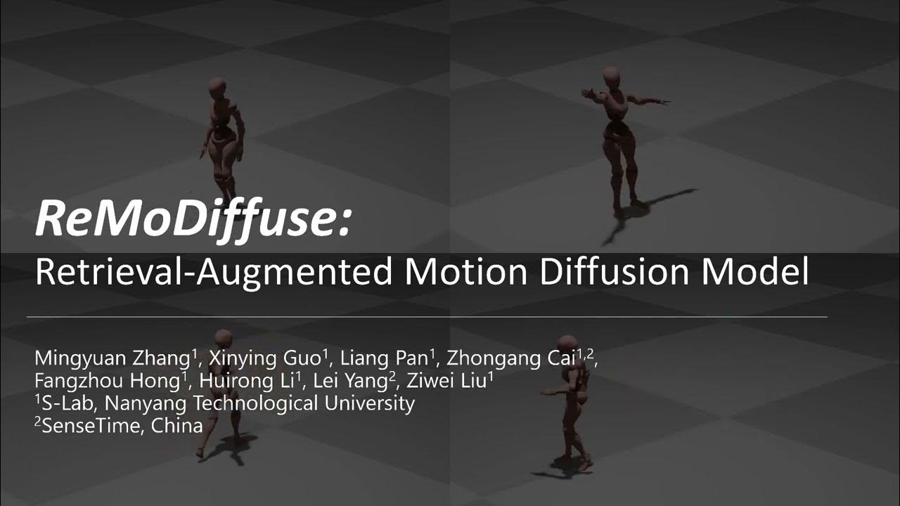 ReMoDiffuse: Retrieval-Augmented Motion Diffusion Model - YouTube