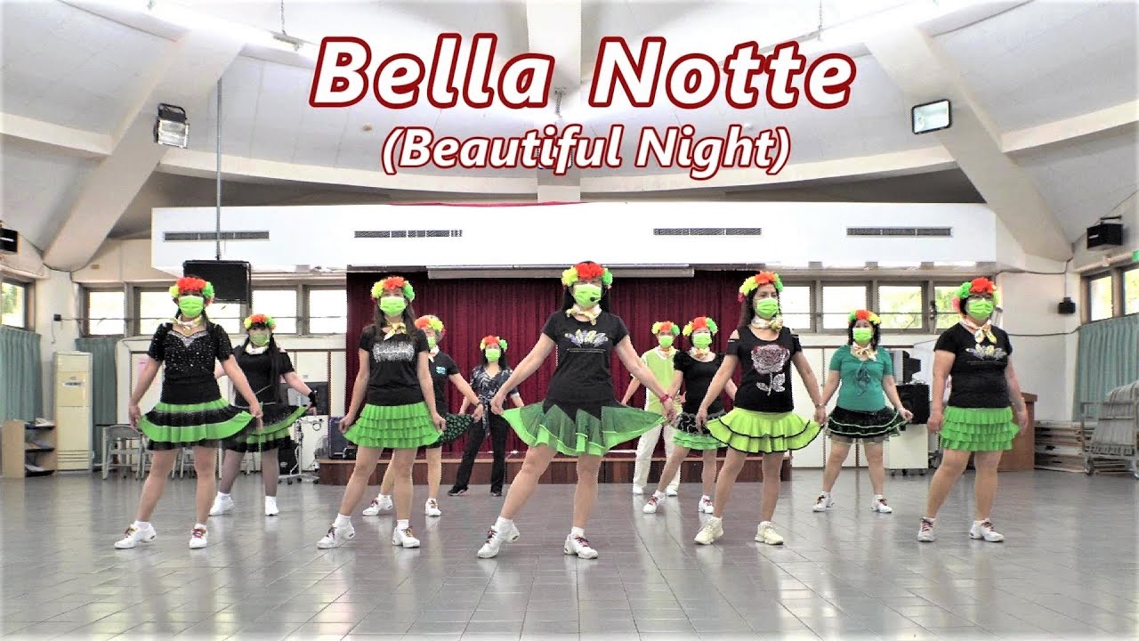 Bella Notte (Beautiful Night)│Line Dance by Miske Findriani Paduli│Demo ...