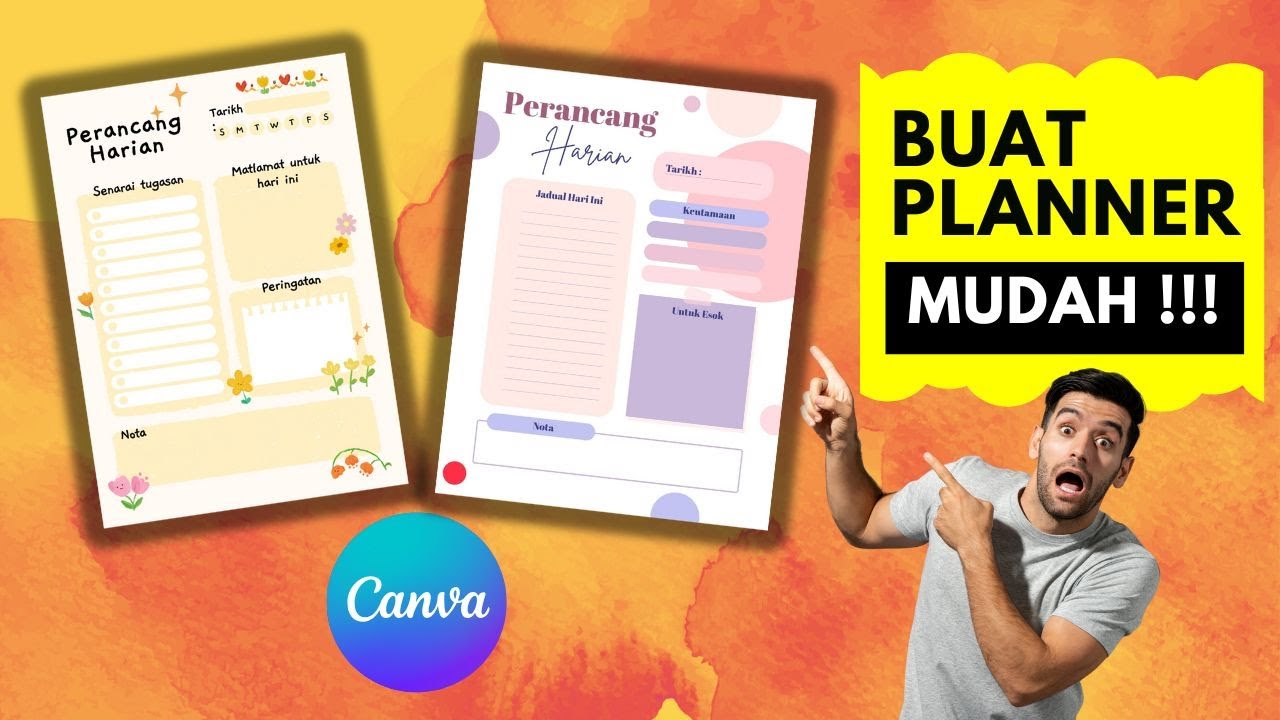 Cara Buat Planner Sendiri Guna Canva – Mudah, Kemas & Cantik! - YouTube