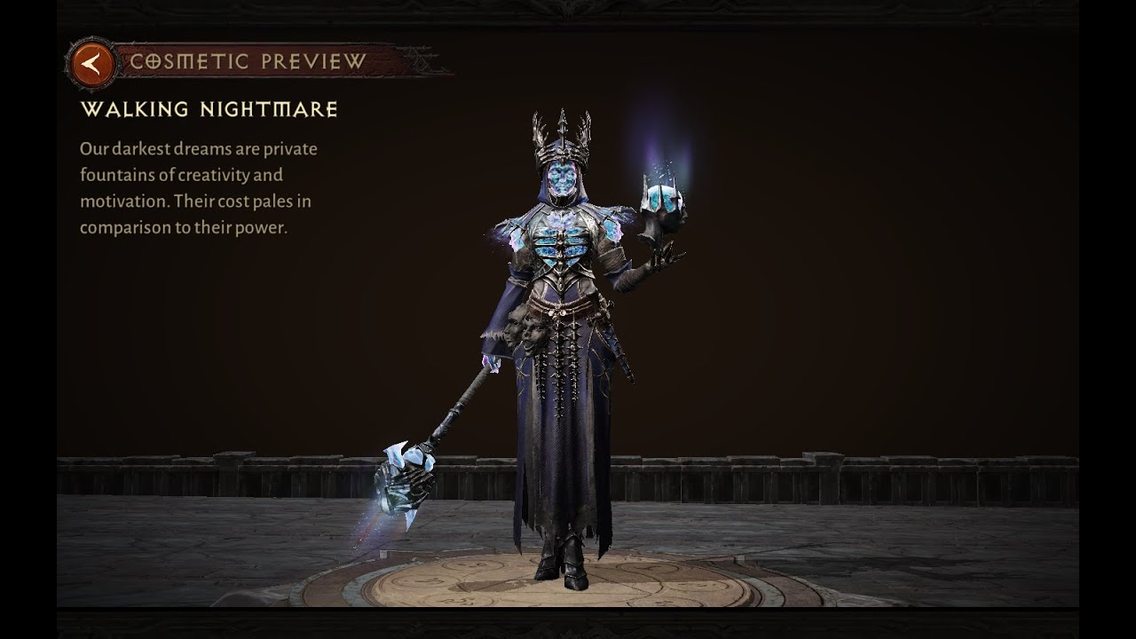 Diablo Immortal - Walking Nightnare Wizard - 8x8 PvP:20/0/13. - YouTube