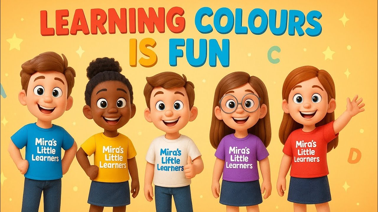 Learning Colours is Fun 🎨 | Educational Song for Kids with Mira’s ...