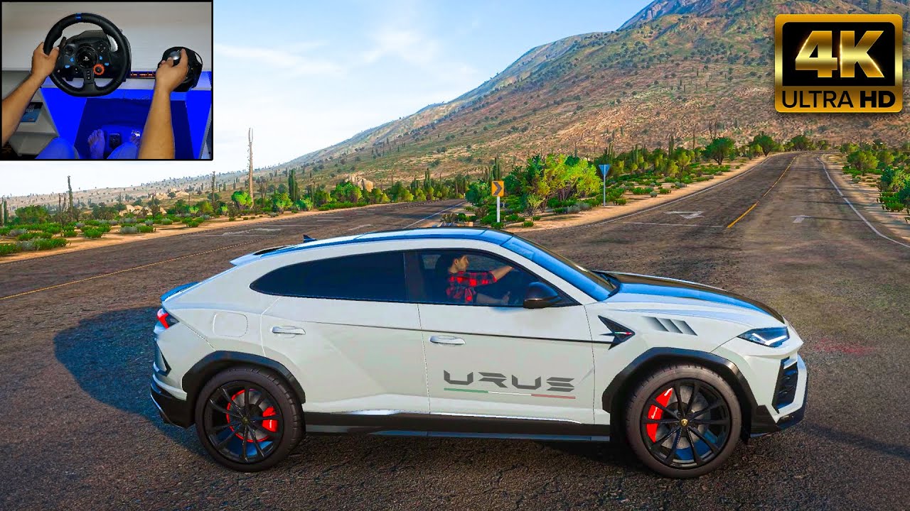 Unleash the Power: Lamborghini Urus 2019 Steering Wheel Gameplay 4K ...