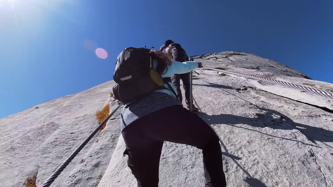 Complete Unedited climb up Yosemite Half Dome Cables in September 2019 ...